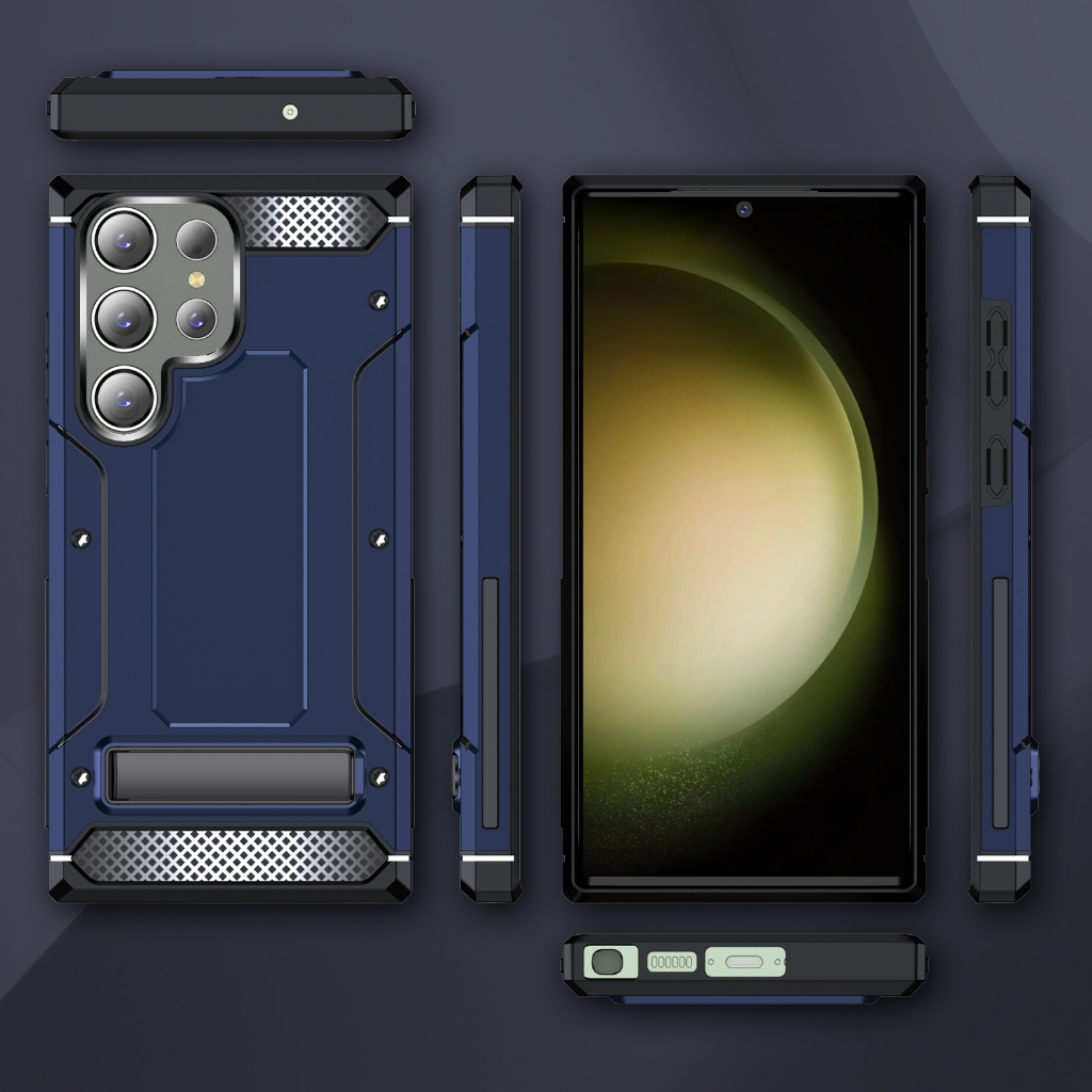 Jual Armor Kick Stand Case Samsung s21 s21 plus s21 ultra s22 s22 plus s22 ultra s23 s23 plus ...