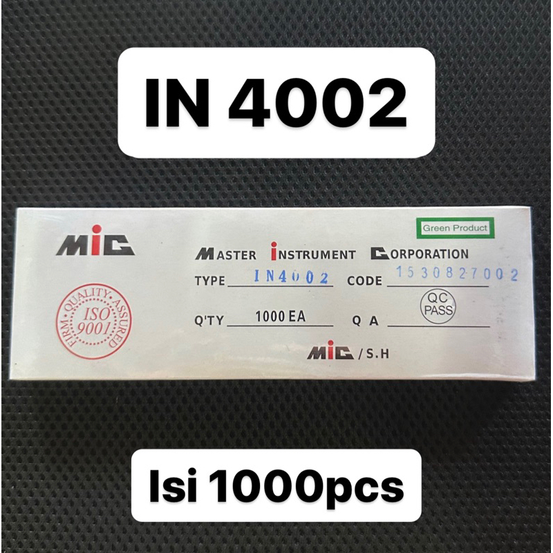 Jual IN 4002 DIODE 1A DIODA IN4002 | Shopee Indonesia