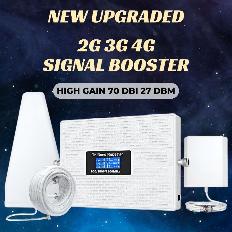 Jual PENGUAT JARINGAN LTE INTERNET SINYA H P 4 G PEDALAMAN PEDESAAN TRIBAND 900 1800 2100 EDC ...