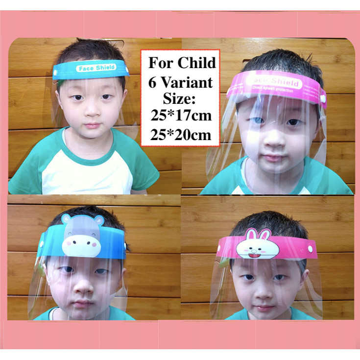 Jual TAIHE Face Shield Anak Child Size Gampang Dipasang Splash ...