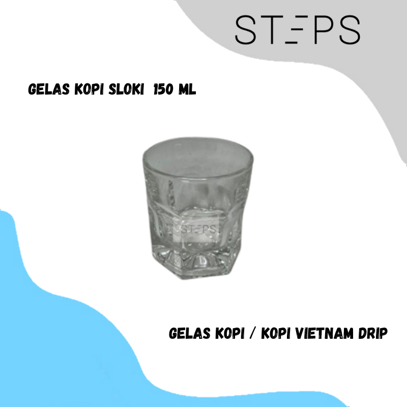 Jual Gelas Kaca Kopi Seduhan 150ml / Coffee Glass Espresso 150ml ...