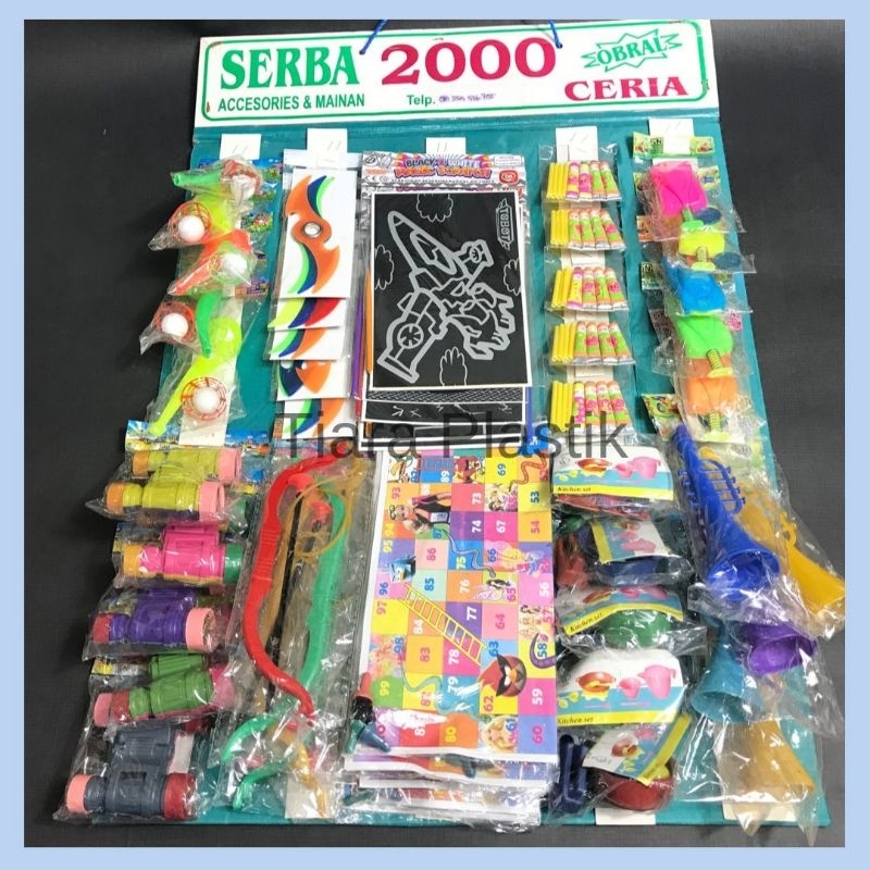 Jual MAINAN RENCENG SERBA 2000 ISI 50PCS | Shopee Indonesia