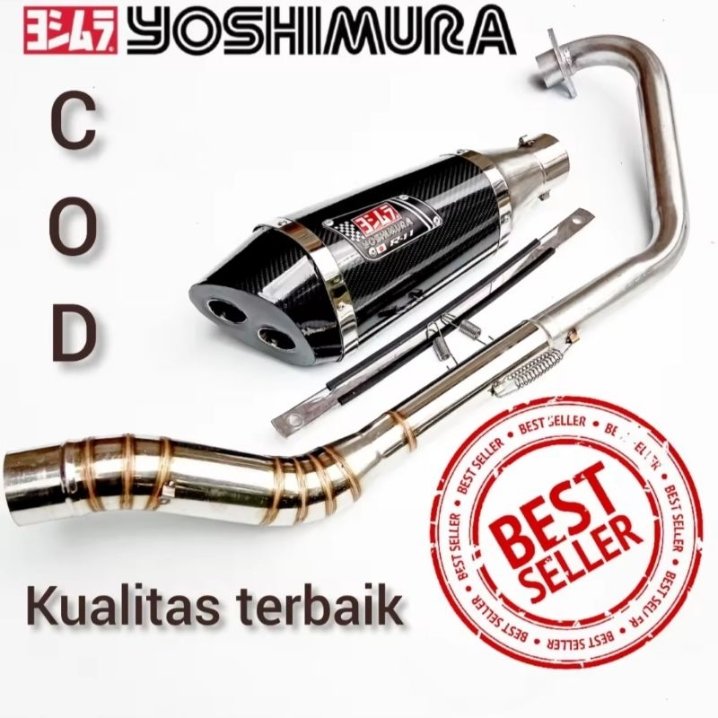 Jual Knalpot Racing Yoshimura R11 Vixion R15 Byson Xabre CBR150 CB150R MX Verza Tiger Megapro ...
