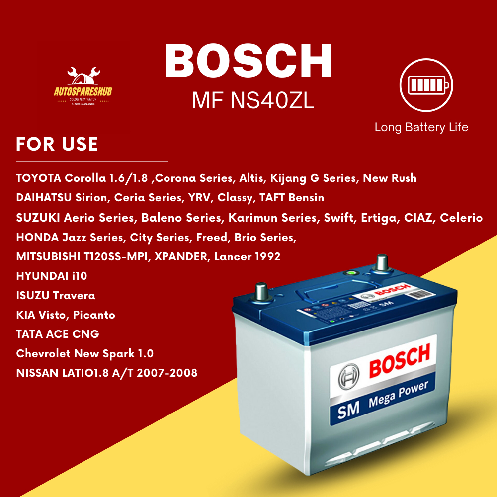 Jual Aki Xpander / Bosch MF NS40ZL / 40B19L / Aki Mobilio/ Aki Jazz ...