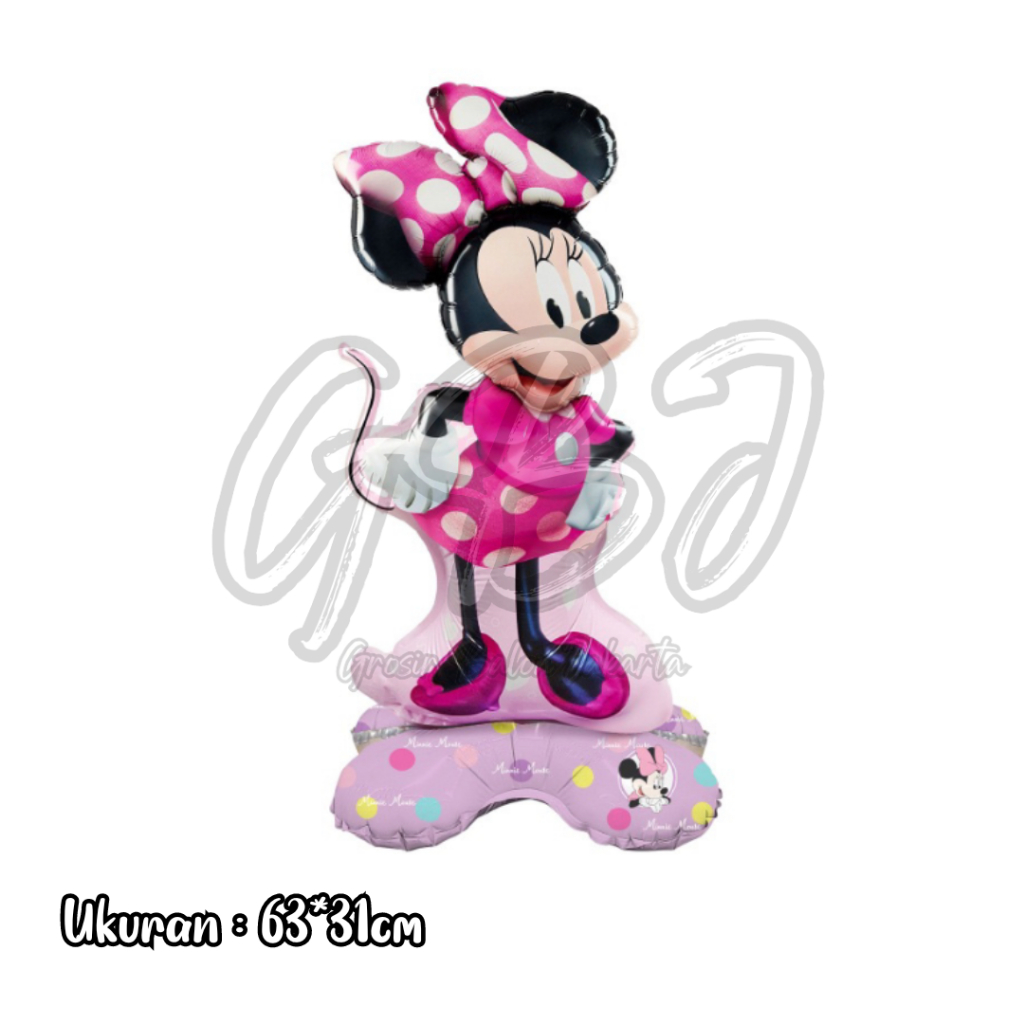 Jual Balon Foil STAND Karakter Avenger, Disney, Pokemon (Spiderman, CA ...