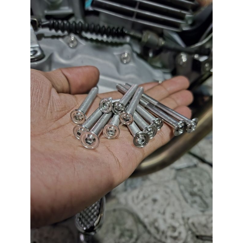 Jual baut slim mesin tiger set stainless (kelengkapan cek deskripsi ...