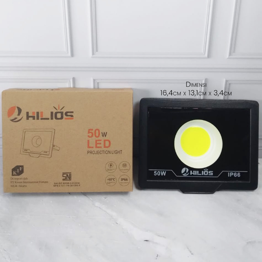 Jual Lampu Sorot led cob 50 watt Flood Light Outdoor Cob Hilios 50 W | Shopee Indonesia