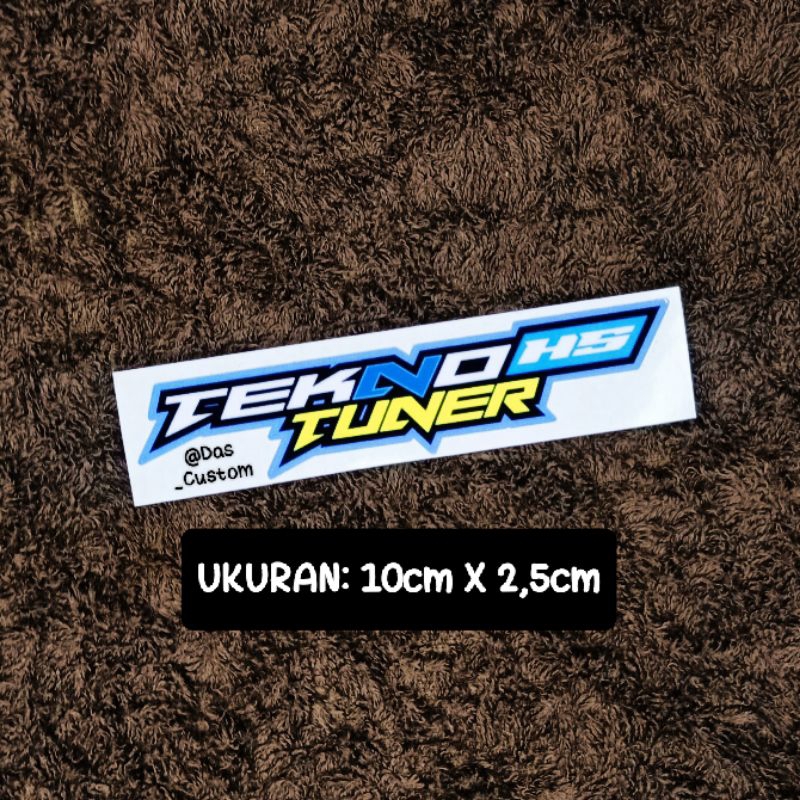 Jual sticker printing TEKNO TUNER | Shopee Indonesia