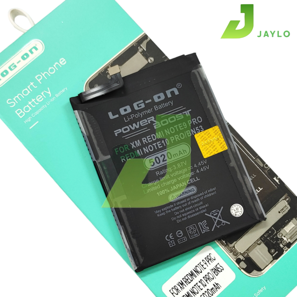Jual Baterai LOG ON Xiaomi Redmi Note 10 Pro BN53 BN-53 Power Boost ...