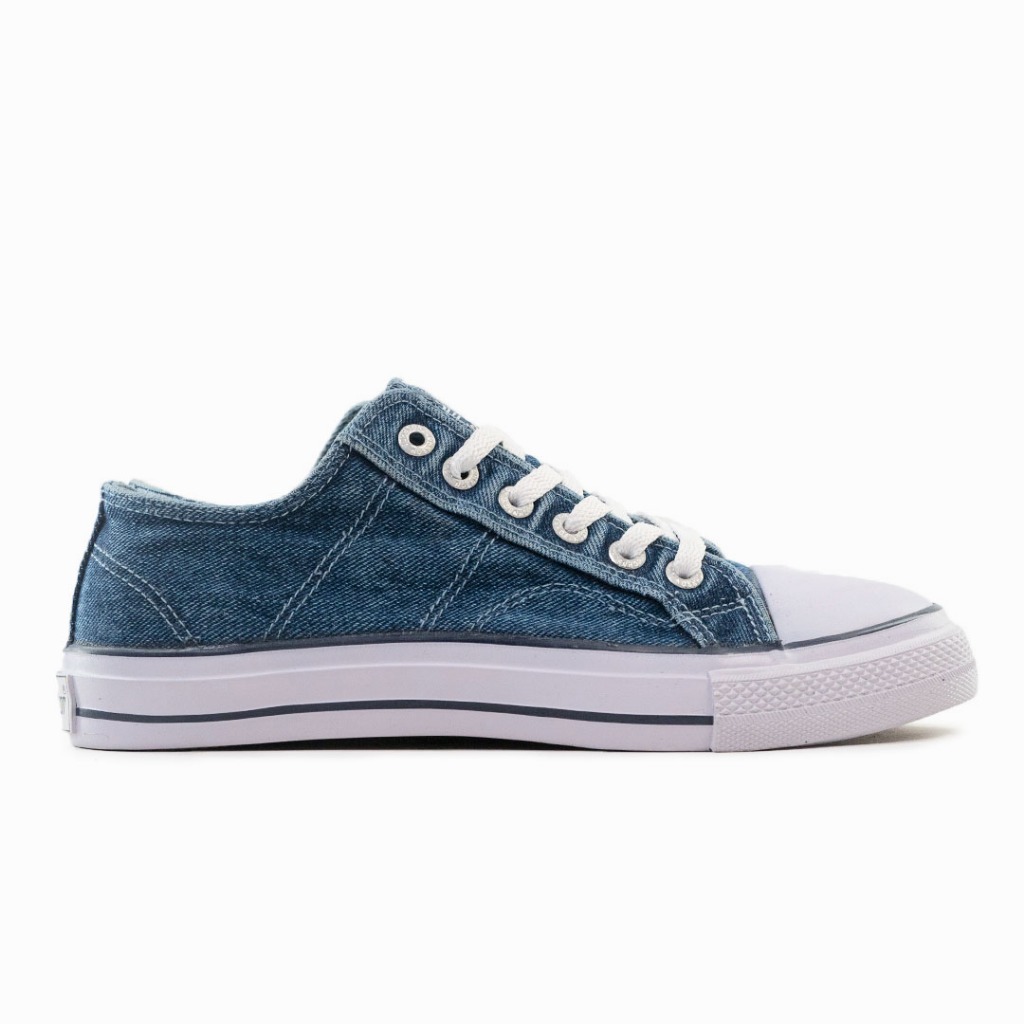 Jual SEPATU SNEAKERS JOHNSON - CLASSIC LOWCUT (LC) DENIM | Shopee Indonesia