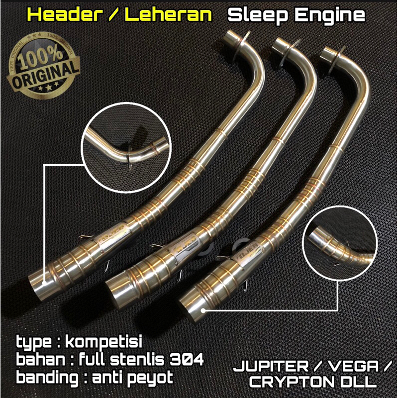 Jual HEADER LEHER SLEEP ENGINE JUPITER VEGA SUPRA125 CRYPTON KOMPETISI ...