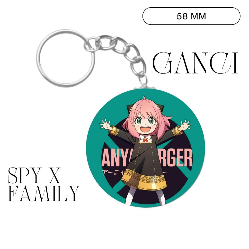 Jual GANCI SPY X FAMILY PIN ANYA FORGER KEYCHAIN UKURAN 58 MM (HARGA 1 ...