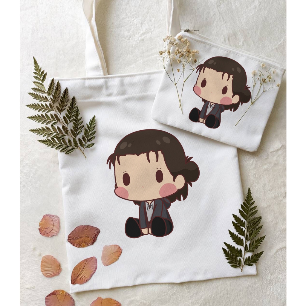 Jual ATTACK ON TITAN TOTE BAG + PENCIL CASE ANIME / ANIME KIT / ANIME ...