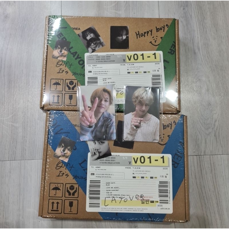 Jual [READY] BTS V LAYOVER PVC + Album Sealed | Shopee Indonesia