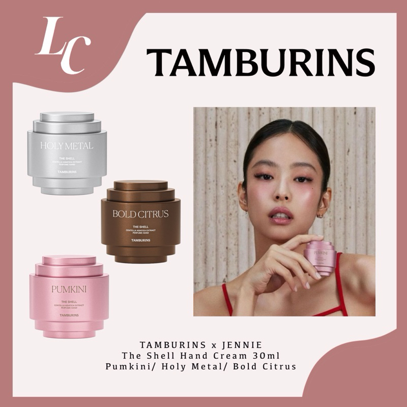 Jual TAMBURINS THE SHELL HAND PERFUME WRINKLE CARE HAND CREAM 15ml 30ml ...