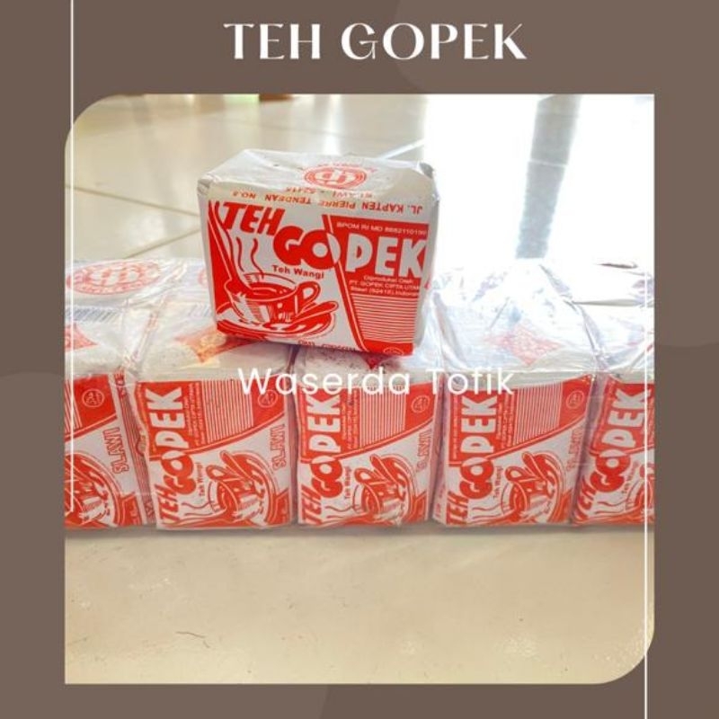 Jual (pack) Teh Gopek Merah Slawi 40 gram isi 10 pcs | Shopee Indonesia