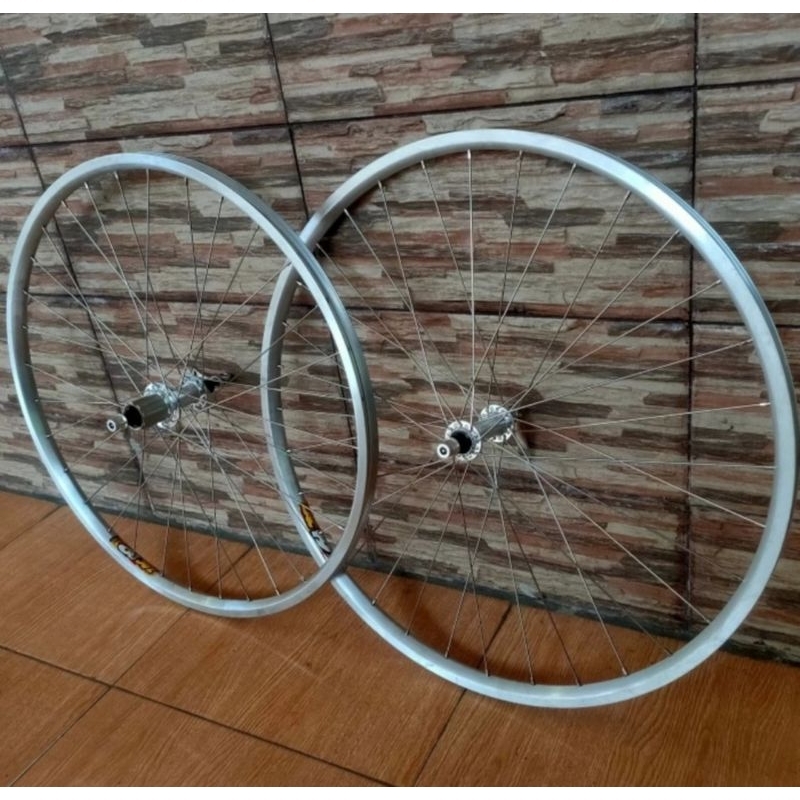 Jual wheelset 26 weinmann zac19 rim brake silver hub gt half5 | Shopee ...