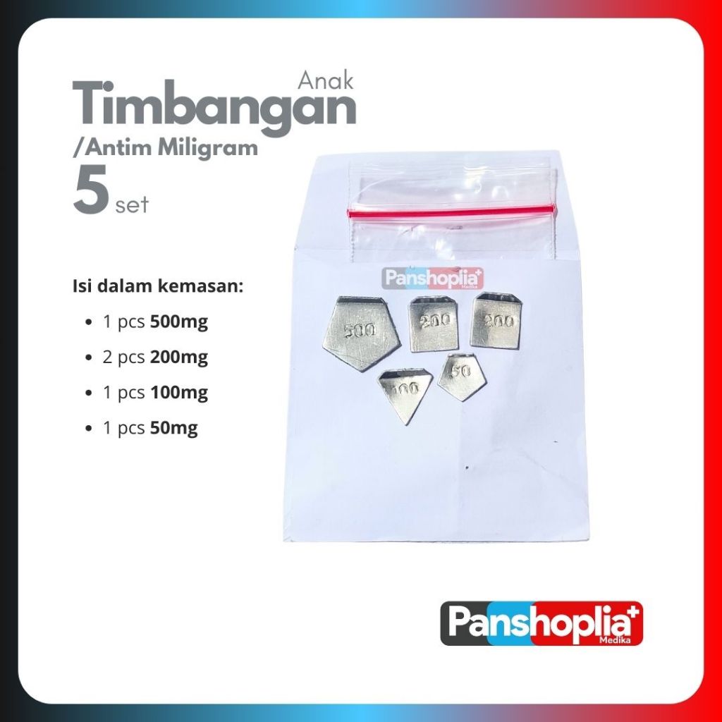 Jual Anak Timbangan Miligram 5 Set (Mg) | Shopee Indonesia