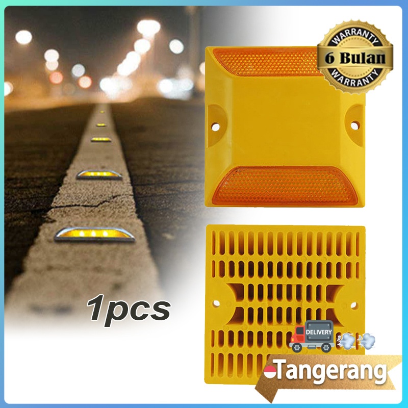 Jual Paku Marka Jalan Plastik Kuning / Road Stud / Mata Kucing Jalan ...