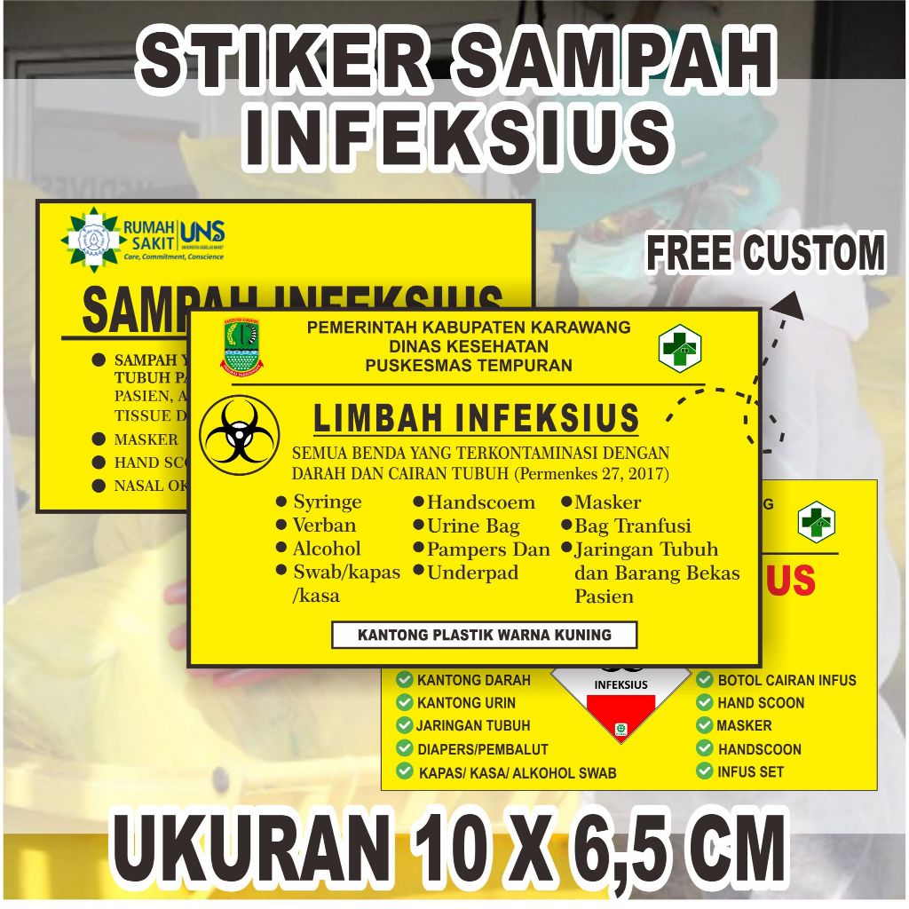 Jual stiker label untuk sampah medis | Shopee Indonesia