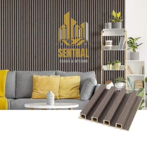 Jual PROMO!!! Wall panel WPC/Wood panel PVC UKURAN 3 M X 16CM Berbagai ...