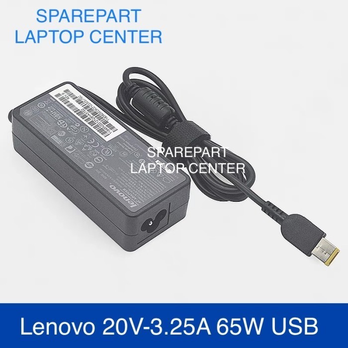Jual Adaptor Laptop LEN 20V 3.25A ADP-65XB A,ADP-65FD B,PA-1650-37LC,PA-1650-72 USB | Shopee ...