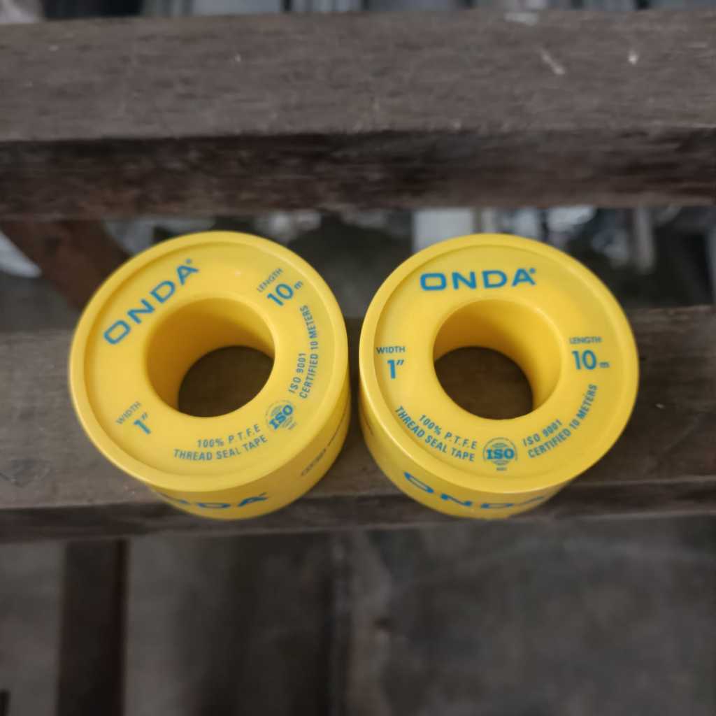 Jual Seal Tape Besar ONDA 10m x 25 mm atau 1" Inch / Seal Tape Keran ...