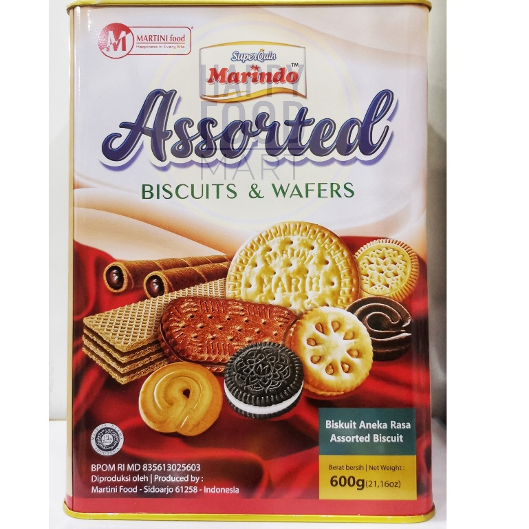 Jual [LARGE] HUP SENG BISKUIT KALENG IMPORT HALAL/MARINDO ASSORTED ...