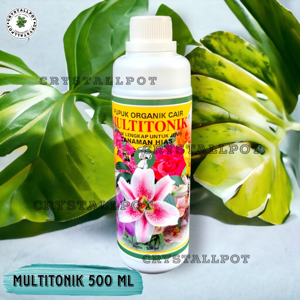 Jual PUPUK ORGANIK CAIR MULTITONIK SEMUA JENIS TANAMAN HIAS 500 ML ...