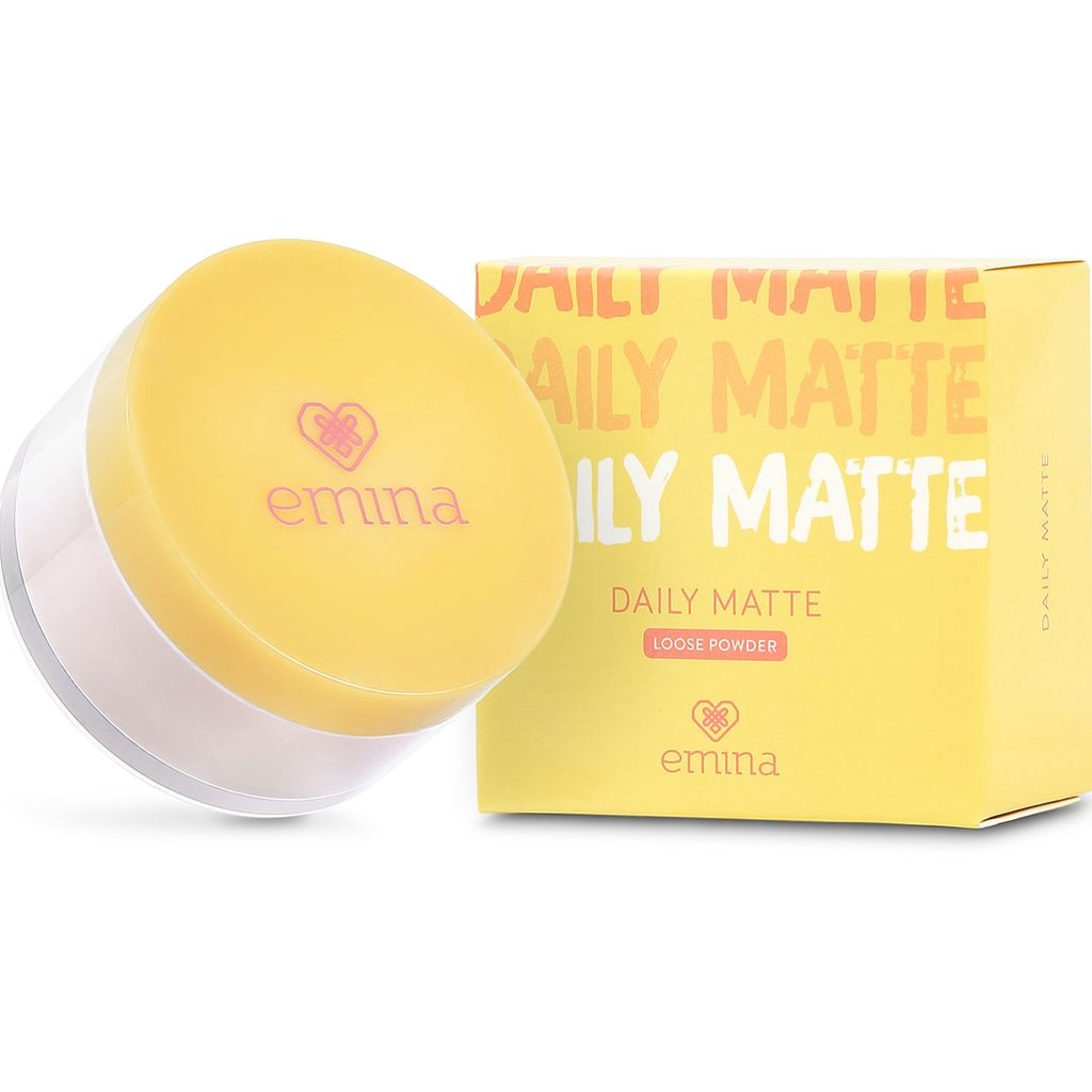 Jual EMINA Daily Matte Loose Powder 20 GR || Bedak Tabur Emina Daily ...