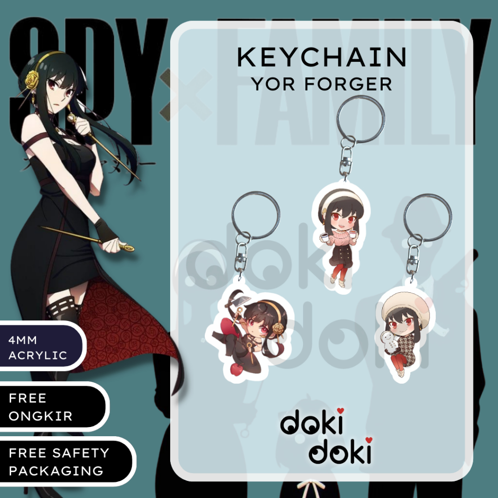 Jual GANTUNGAN KUNCI KEYCHAIN ANIME YOR FORGER SPY X FAMILY | Shopee ...