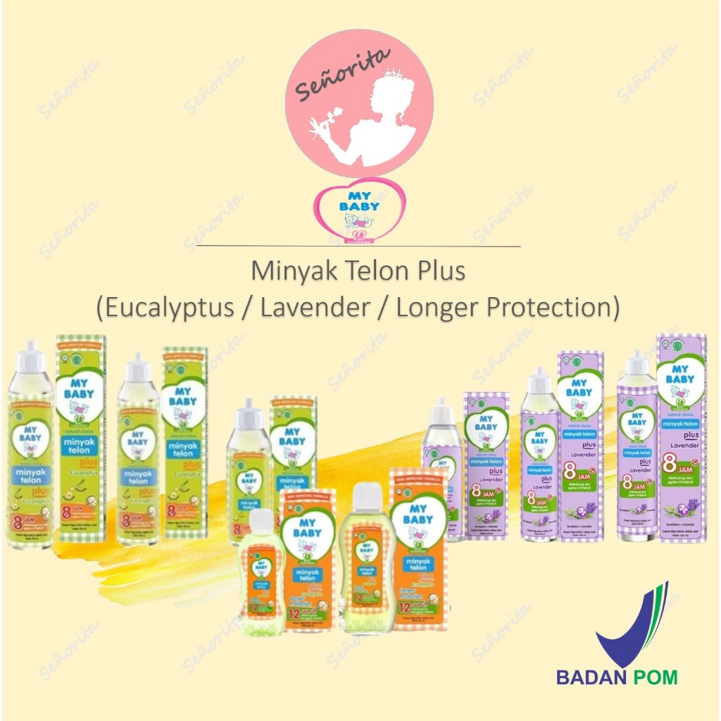 Jual MY BABY Minyak Telon Plus Eucalyptus/Lavender | Anti Nyamuk 8 Jam ...