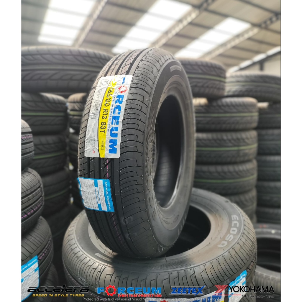 Jual Ban Mobil Halus 165 80 Ring 13 Merek Forceum Ecosa Tubles | Shopee ...