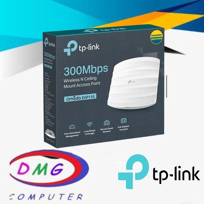 Jual TP-Link EAP110 Omada 300 Mbps Wireless N Ceiling Mount Access ...