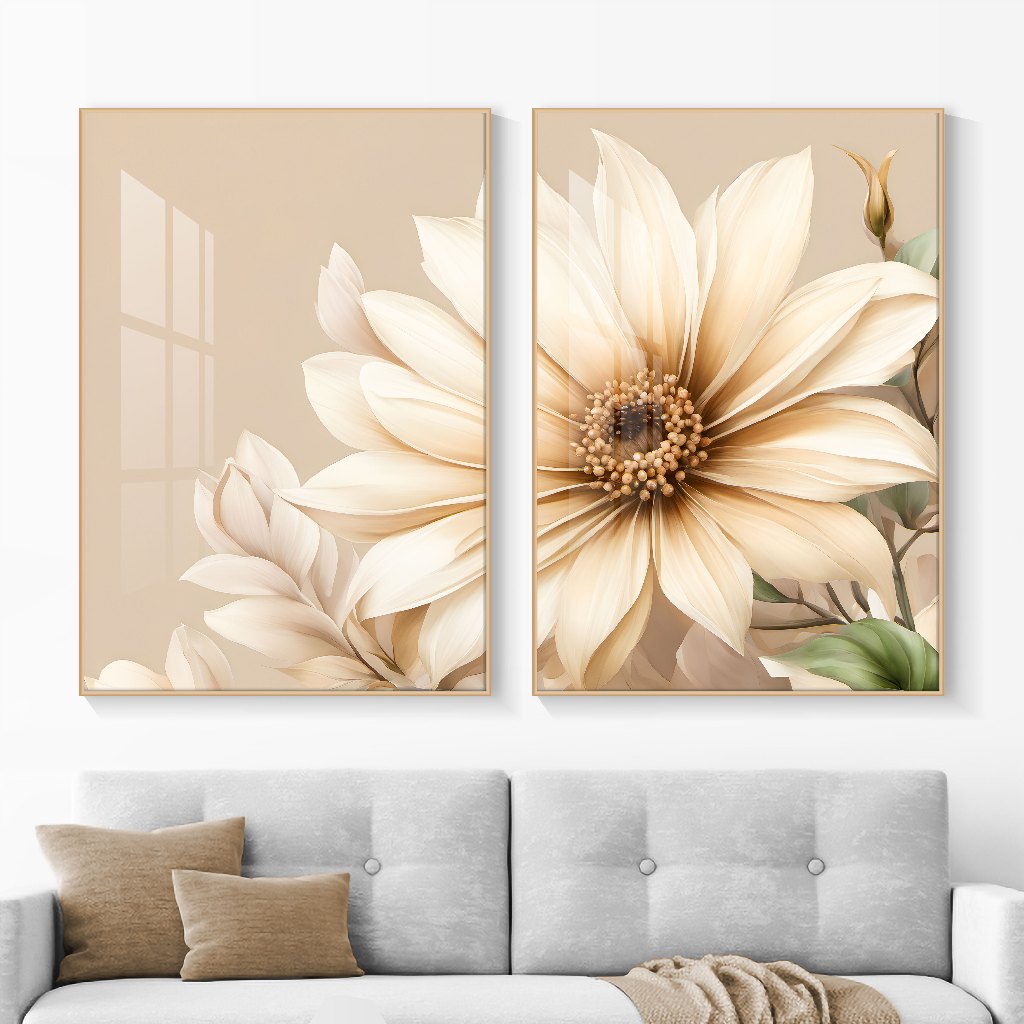 Jual DVLIVING Hiasan Dinding Ruang Tamu Minimalis 80x57cm & 40x57cm ...