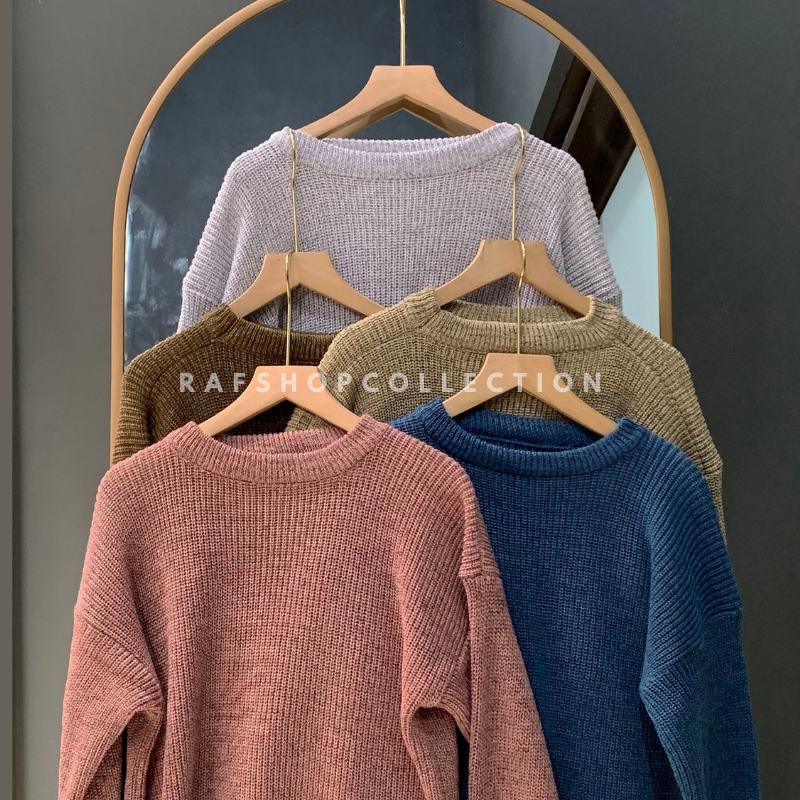 Jual YUMI SWEATER - SWEATER RAJUT WANITA MURAH | Shopee Indonesia