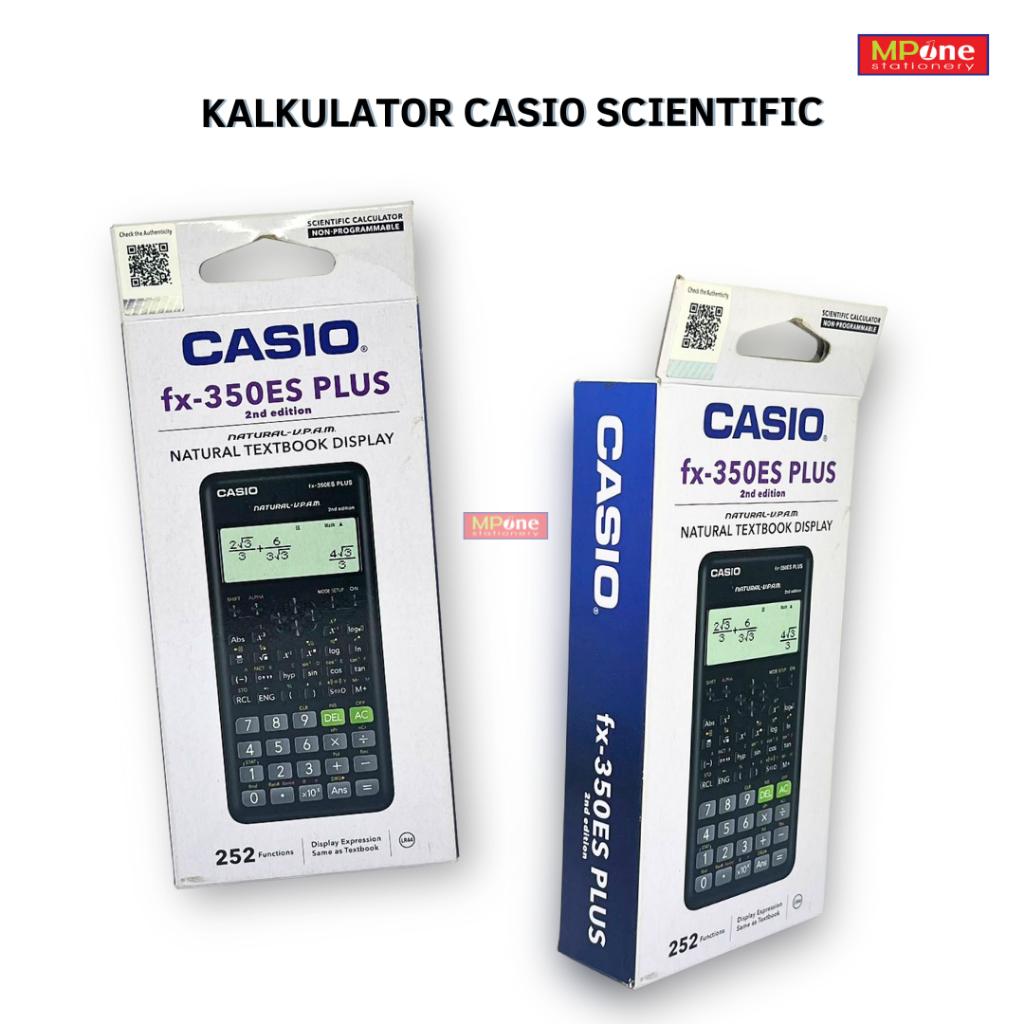 Jual Kalkulator Scientific Casio FX-350ES PLUS Casio Kalkulator Ilmiah ...