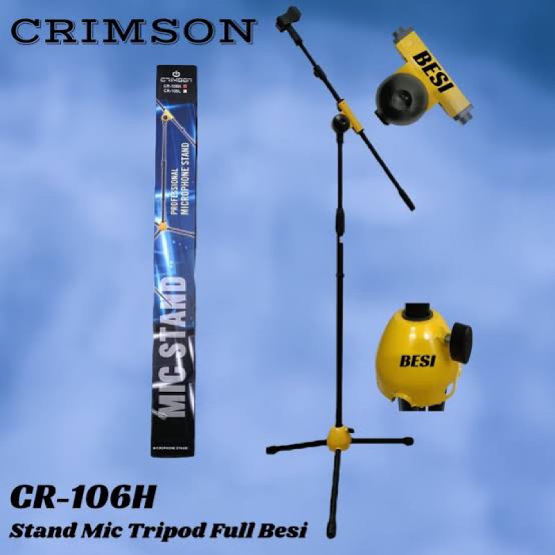 Jual Stand Mic Lantai CRIMSON CR 106 (Ready Stok ) Crimson STANDING ...