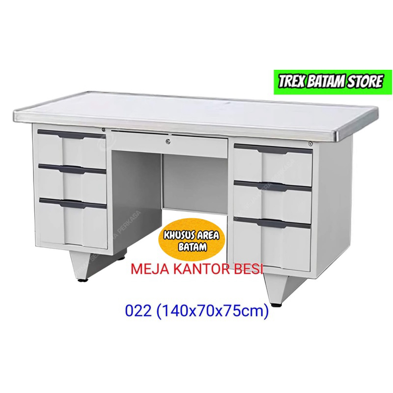 Jual MEJA KANTOR BESI MEJA OFFICE MEJA KASIR MEJA SERBAGUNA 021 UK 140 ...