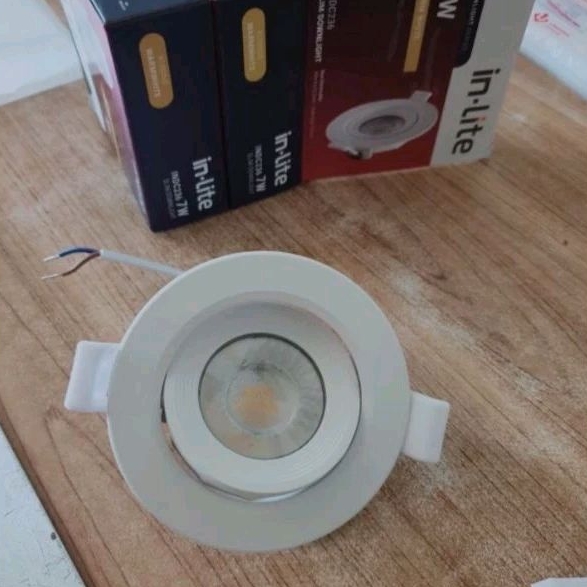 Jual Lampu in-Lite Slim Downlight INDC236-5Watt-Putih | Shopee Indonesia