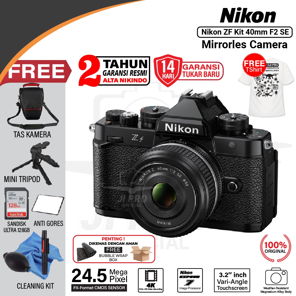 Jual Nikon ZF Kit 40mm F2 SE Kamera Mirrorless Z F Camera ZF Garansi ...