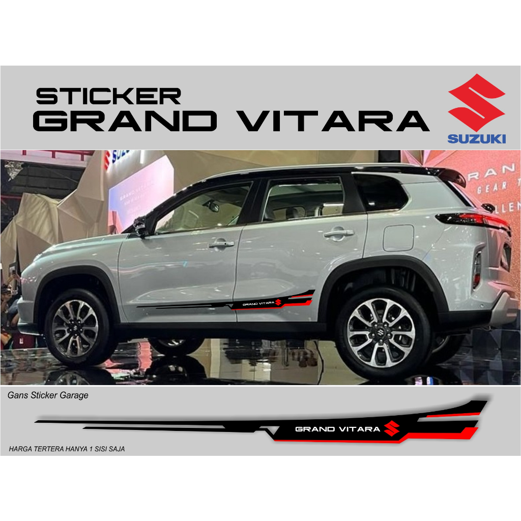 Jual sticker grand vitara 2023 aksesories gran vitara 2023 | Shopee ...