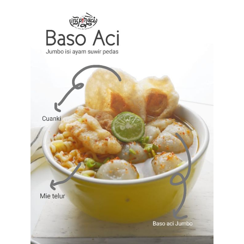 Jual Baso aci jumbo isi ayam suwir pedas/ baso aci/ baso aci ayam suwir ...