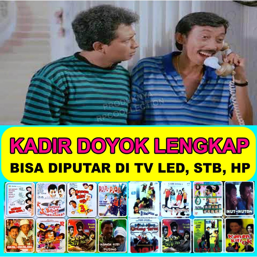 Jual Film Lawak Kadir Doyok Lengkap Kualitas HD Bisa diputar di TV STB HP Laptop | Shopee Indonesia