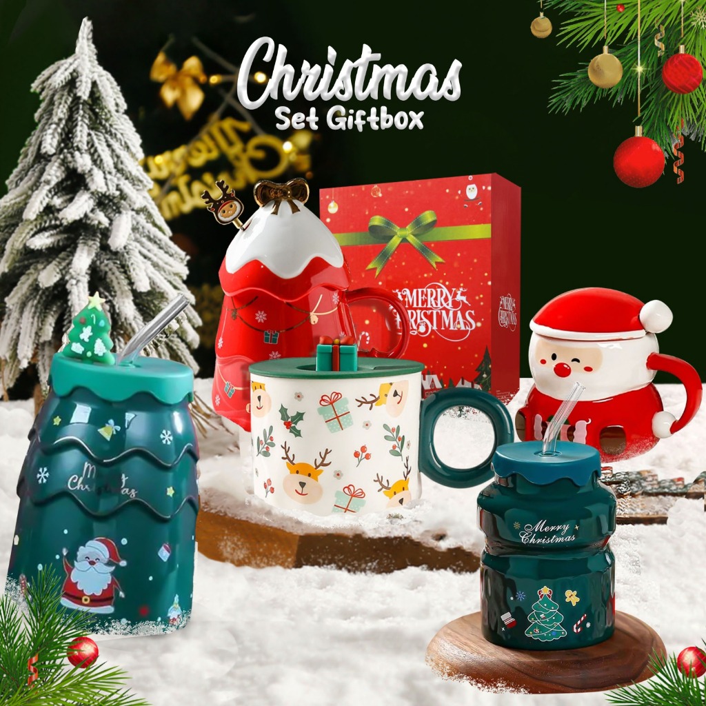 Jual Aveline Kado Natal Christmas Mug Natal 2024 / New Year Christmas ...