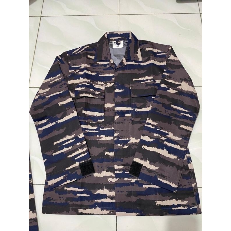 Jual Baju PDL TacticaL / Balotelli KRI Layar TNI-AL Resleting Terbaru | Shopee Indonesia