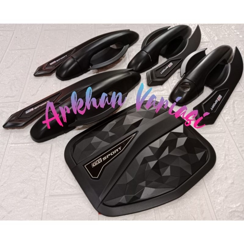 Jual Paket Cover Outer Handle Tank Cover Hitam Doff Innova Reborn Gr Sport 2016 2017 2018 2019 ...