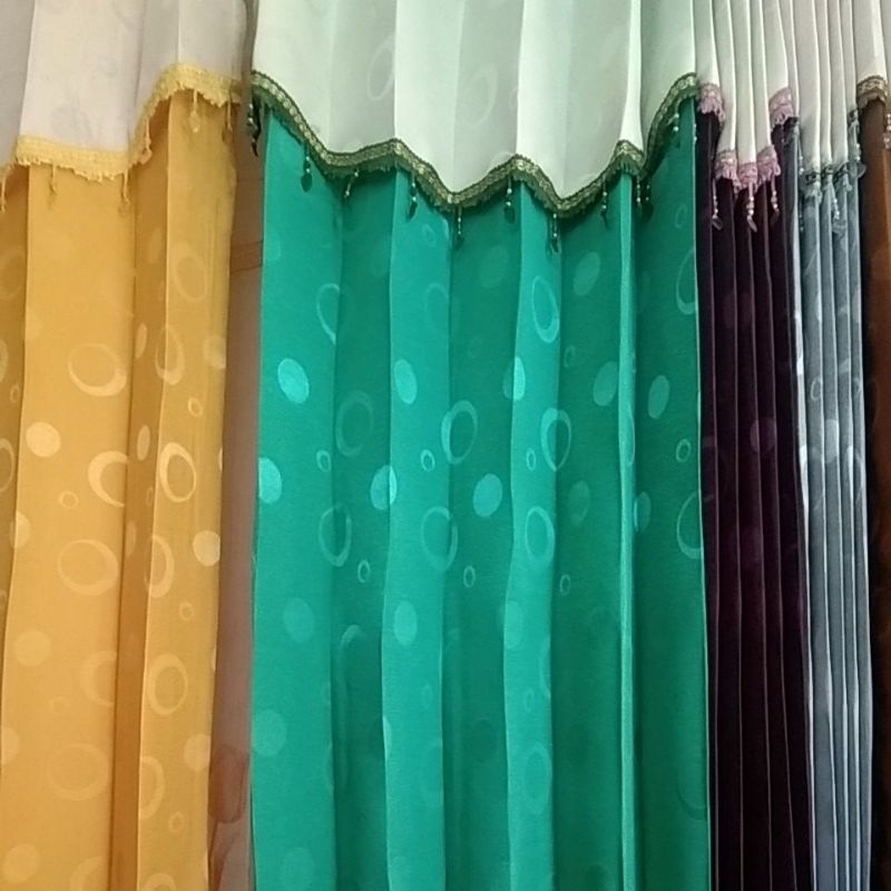 Jual Gorden Plisket poni/Gorden kawat S/Gorden polkadot poni tempel ...
