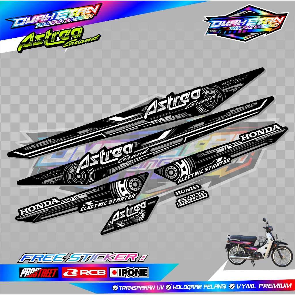 Jual STRIPING VARIASI MOTOR HONDA ASTREA GRAND / STIKER LIST MOTOR ...