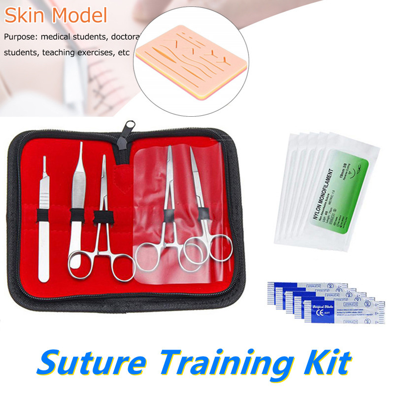 Jual Model Kulit Silikon Pad Sutura Latih Jahit Luka Medis Wound Suture ...